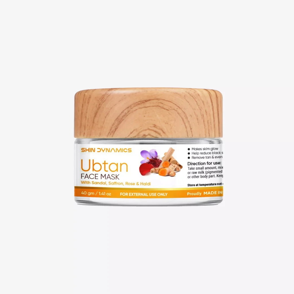 Ubtan Face Mask - 40 gram Jar - Skin Dynamics